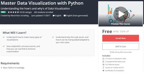 [100 off] master data visualization with python worth 150