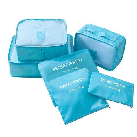 Комплект от 6 органайзера за пътуване Leokor® идеален за куфари