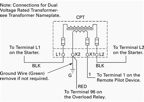 Wiring Of Control Power Transformer For Motor Control Circuits Eep