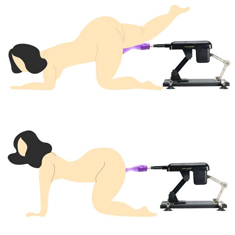 Automatic Sex Machine Retractable Gun Kit Sex Torso