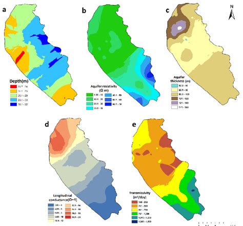 Interpolation Of The Criteria Layers A Depth B Resistivity Download Scientific Diagram
