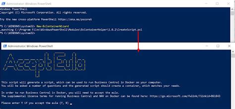 How Can I Create Docker Container Using New Bccontainerwizard