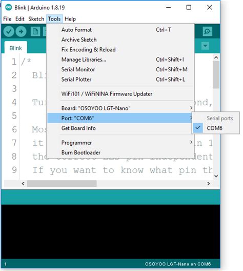 Lesson Quick Start Of OSOYOO LGT Nano Osoyoo