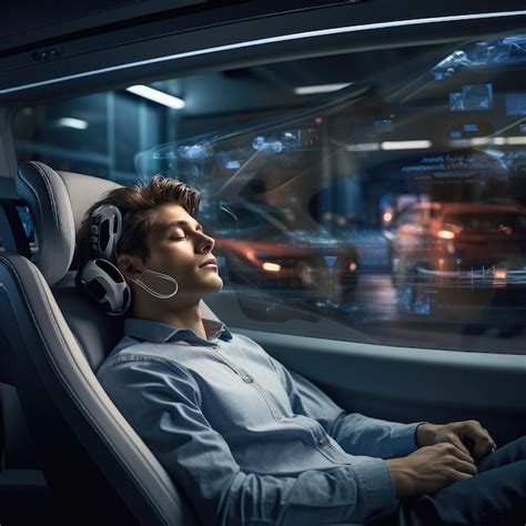 Driver Fatigue Detection Technology Captured In A Serene Interior Scene