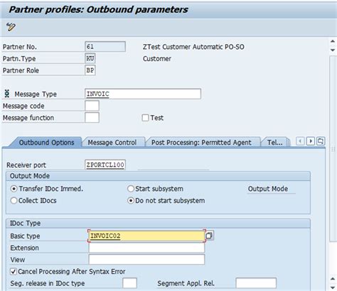 Sap Automatic Inv Inv Receipt Liv By Idoc Message Type Invoic Rolando My Sharing Blog