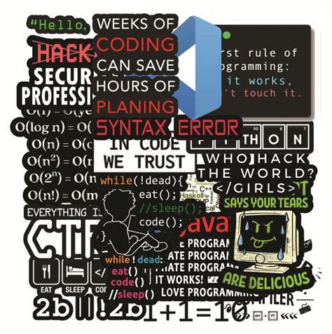 Multiple Programming Stickers Of Your Choice Available In Single Pack