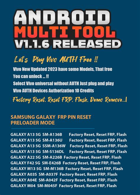 Android Multi Tool V1 1 6 Released Lets Play Vivo Auth Free Gsm Forum