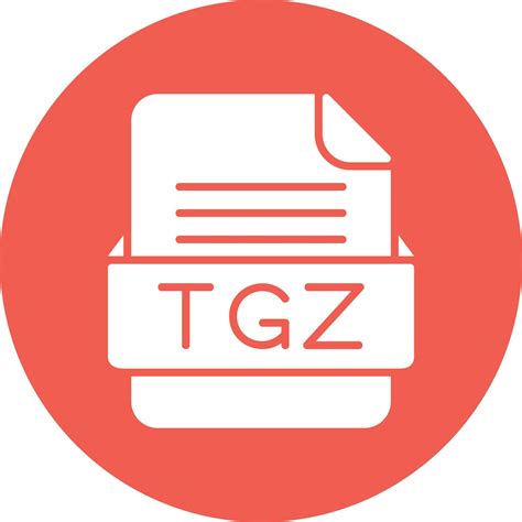 Tgz File Format Vector Icon 32529709 Vector Art At Vecteezy