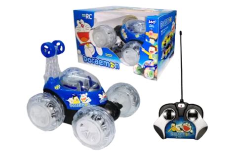 RC Stunt Car Big Blue 360° Rotation Multicolor Lights Music