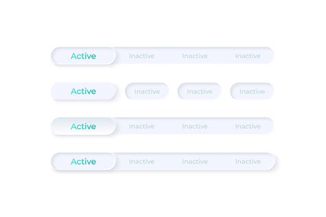 Activate And Disable Buttons UI Elements Graphic By Bsd Studio Creative Fabrica