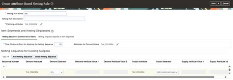 How To Setup Netting Rule In Such A Way That All Supplies Except Onhand Matches Demand Value