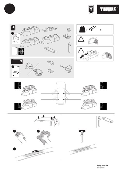 User Manual Thule Kit 187049 English 2 Pages