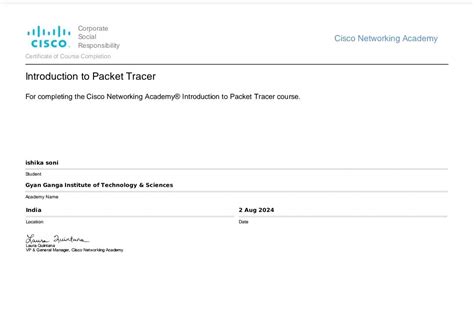 Ishika Soni On Linkedin Cisco Coursecompletion Certificate