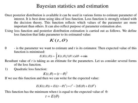 Ppt Bayesian Estimation Powerpoint Presentation Free Download Id406758