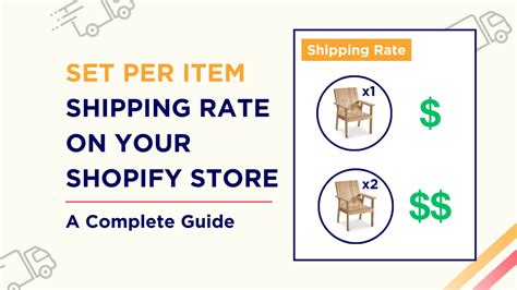 How To Set Shipping Rate Per Item On Your Shopify Store Logbase