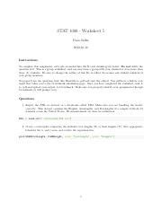 STAT 1000 Worksheet 5 Shell Pdf STAT 1000 Worksheet 5 Paris Sidhu 2022 10 16