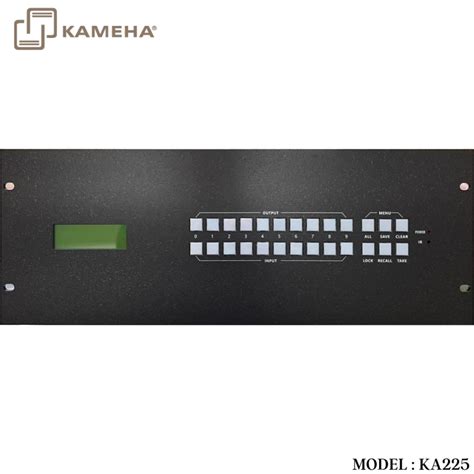 KA225 HDMI SEAMLESS MATRIX 16X16 SWITCH CUM VIDEO WALL 4K 4U CHASIS Kameha Com My