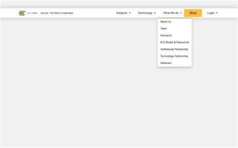 Javascript Openstax Dropdown Menu Stack Overflow