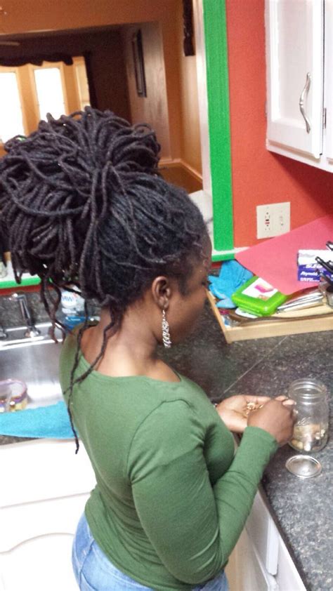 4986 Best Locs Of Love Images On Pinterest Natural Updo Dreadlock Styles And Natural Hairstyles
