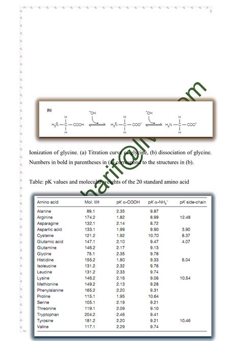 Ionization And Ph Of Amino Acid Pdf