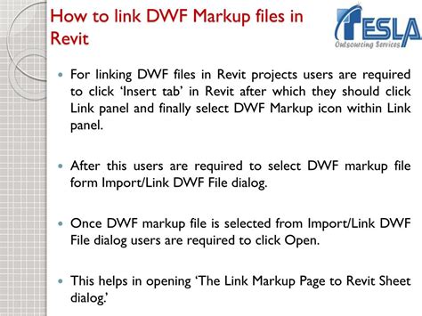 PPT Process Of Linking DWF Markup Files In Revit Project PowerPoint Presentation ID