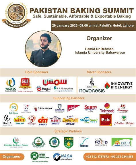 Hamid Ur Rehman On Linkedin Pakistanbakingsummit Sustainablebaking
