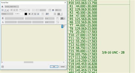 Solved Ilogic Hole Table Replace Character Autodesk Community