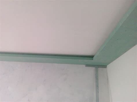 Короб из гипсокартона с подсветкой на стене 63 фото