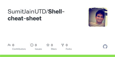 Github Sumitjainutdshell Cheat Sheet