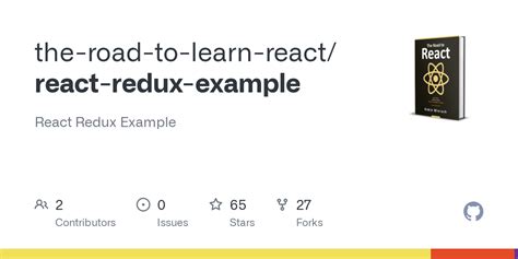 Github The Road To Learn Reactreact Redux Example React Redux Example