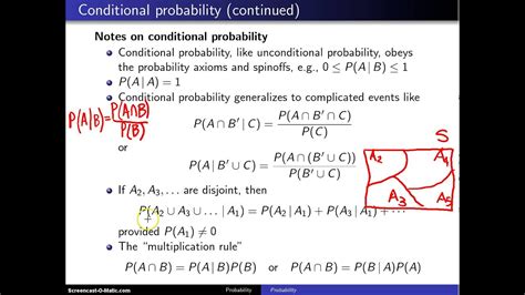 Conditional Probability Notes