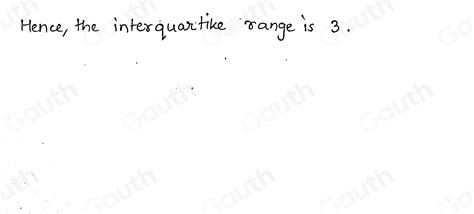Solved Calculate The Interquartile Range Of The Following Data17 18