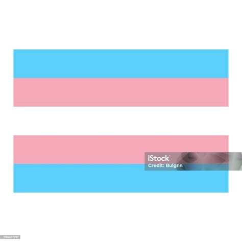 파란색 흰색 및 분홍색 줄무늬가있는 공식 트랜스 젠더 커뮤니티 플래그 배너 카드 포스터용 템플릿입니다 트랜스젠더 기호에 대한