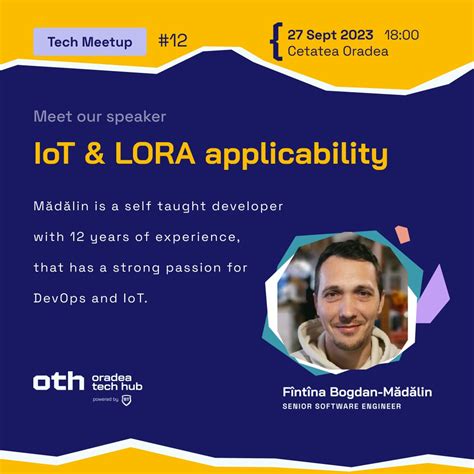 Oradea Tech Hub On Linkedin Techmeetup12 Iot Lora Longrangecoms Oradeatechhub Oth Meetup