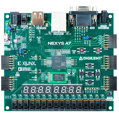 Digilent 410 292 1 Nexys A7 50t Fpga Trainer Board Rapid Online