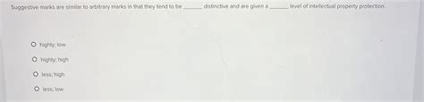 Solved Suggestive Marks Are Similar To Arbitrary Marks In