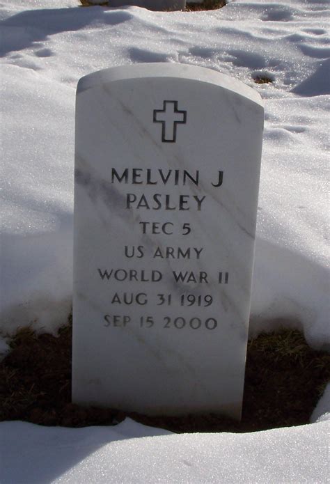 Melvin Joseph Pasley 1919 2000 Find A Grave Memorial