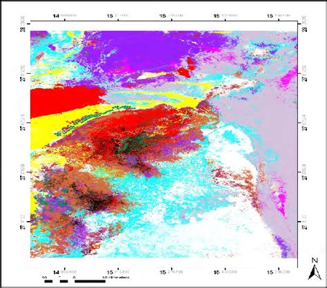 Classification Map Based On Supervised Classification Applied To