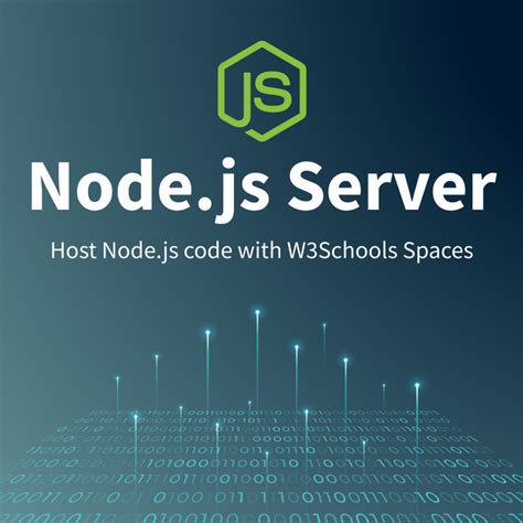 node js server —