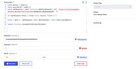 Chainlink Functions My Function Run On Playground But The Request