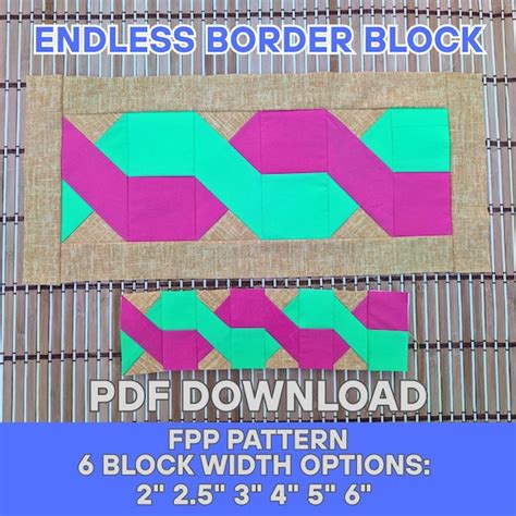 Printable Quilting Borders Etsy