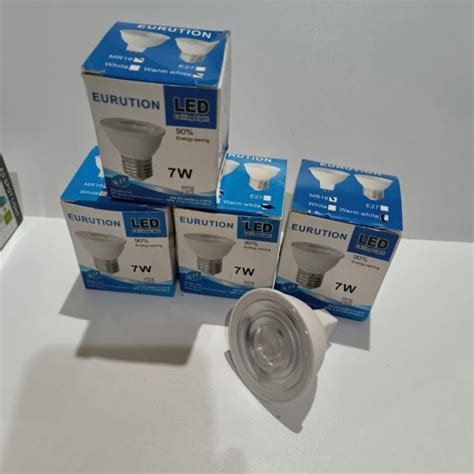 Jual Lampu Led Halogen Spot W Watt V Mr E Eurotion Shopee Indonesia