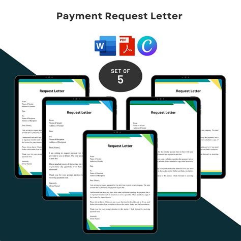 Payment Request Letter Archives Template Diy