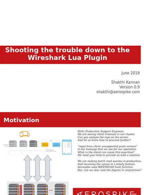 Shooting The Trouble Down To The Wireshark Lua Plugin Pdf Port