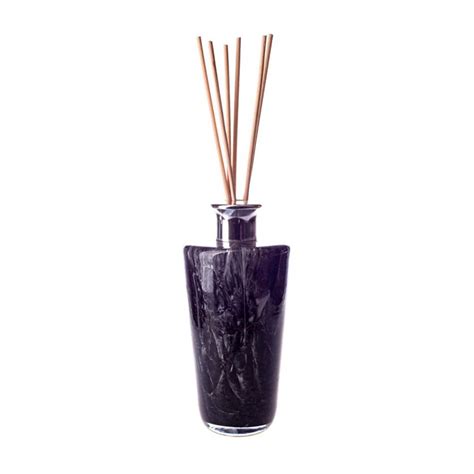 Amelia Art Glass Black Marble Large Conical Reed Diffuser Rez06db18
