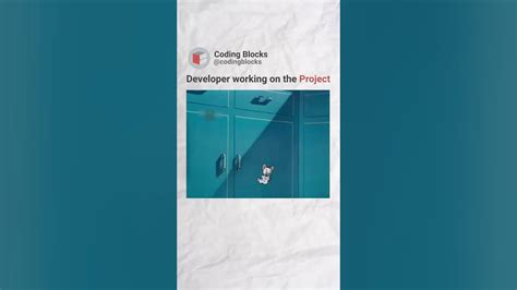 Developer Working On The Project Who Else Can Relate Coding Blocks Code Codingblocks