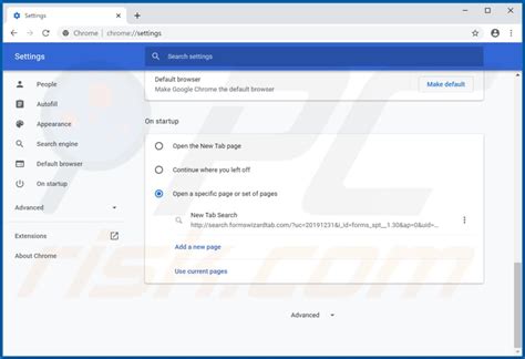 Forms Wizard Browser Hijacker Simple Removal Instructions Search Engine Fix Updated