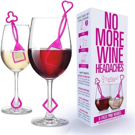 Pure Wine The Wand Wine Purifier 8 Pack Pink Woolworths