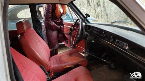 Ptp 1329 Alt Vivian Ireene Pierce Cranking The Volvo Vintage Leather Trench Coat Pump That