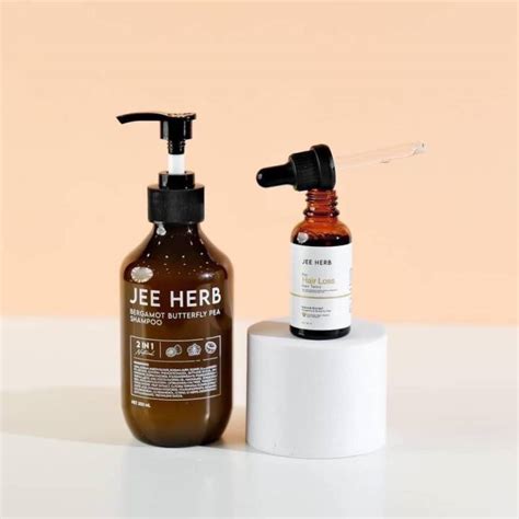 Jee Herb แชมพู แฮร์โทนิค แฮร์มาส์ก จีเฮิร์บ แชมพูสมุนไพร มะกรูดอัญชัน